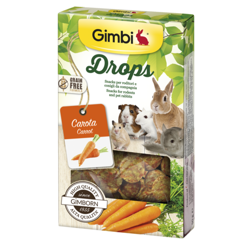 Gimbi Drops con Carota 50 g – AgrimarPet Cuccioli & Campagna